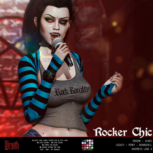 Second Life Marketplace - - wraith - Rocker Chic - Legacy Bombshell